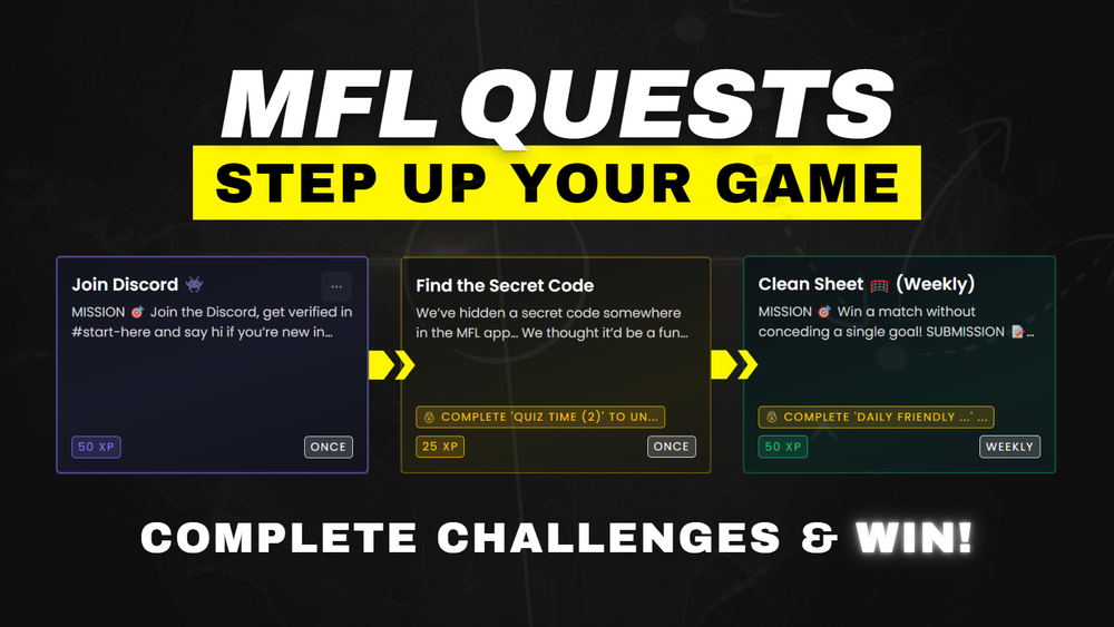 MFL - The Web3 Football Management Game | Zealy